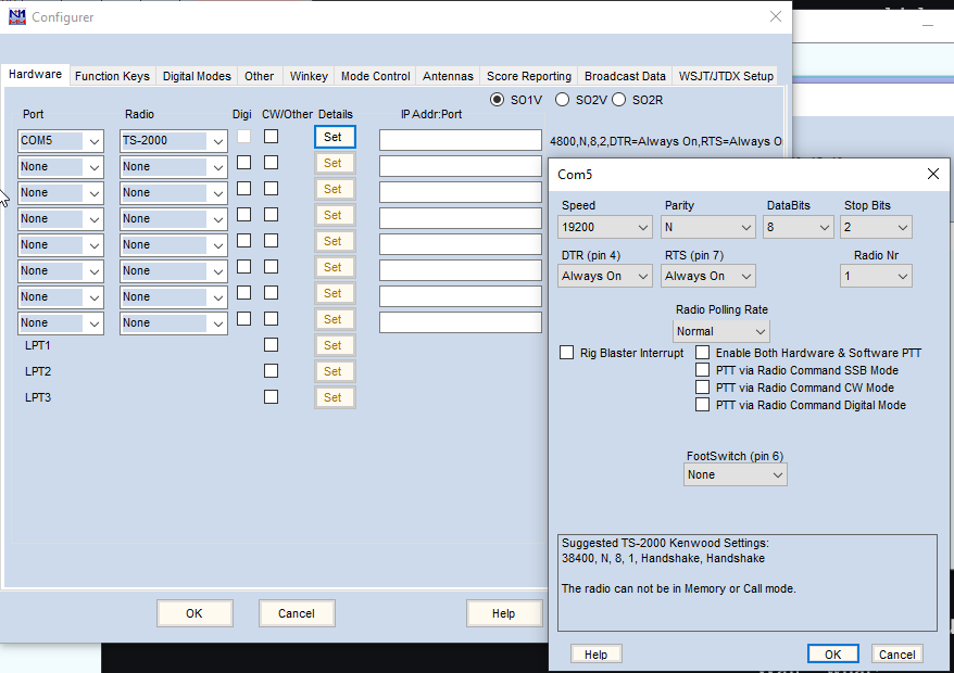 N1MM CAT control using FLRIG